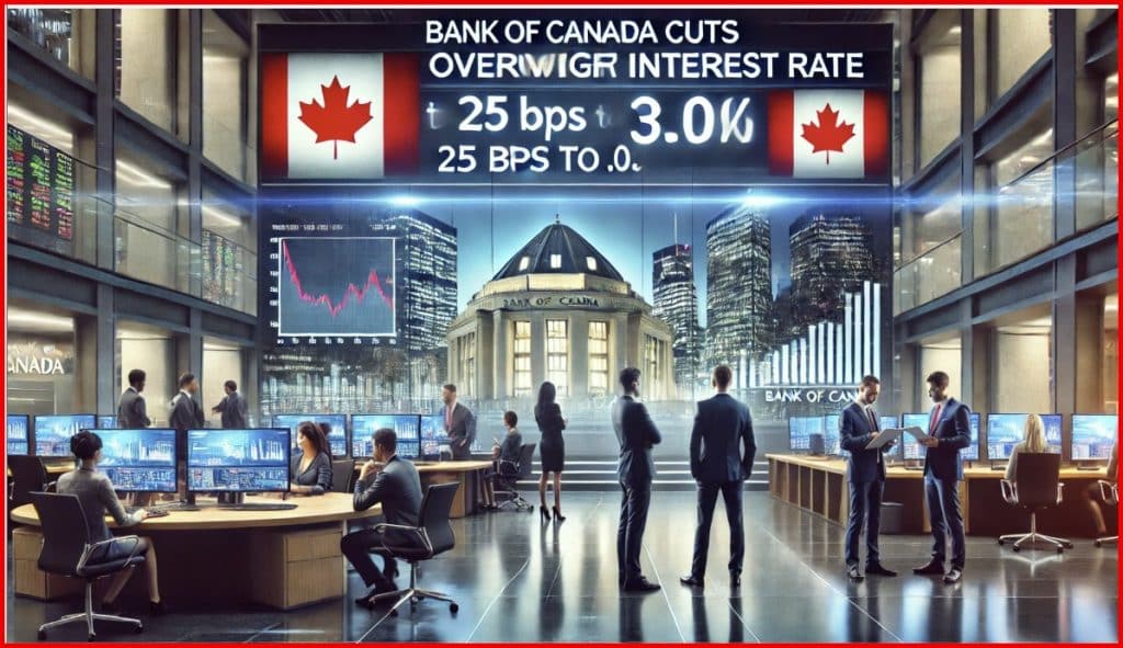 The Bank of Canada Cuts The Overnight Rate By 25 Bps - Dominion Lending ...